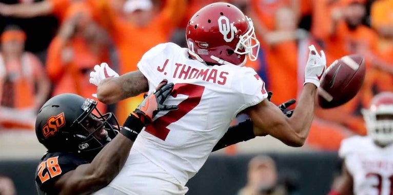 Jordan Thomas, Oklahoma, Cornerback