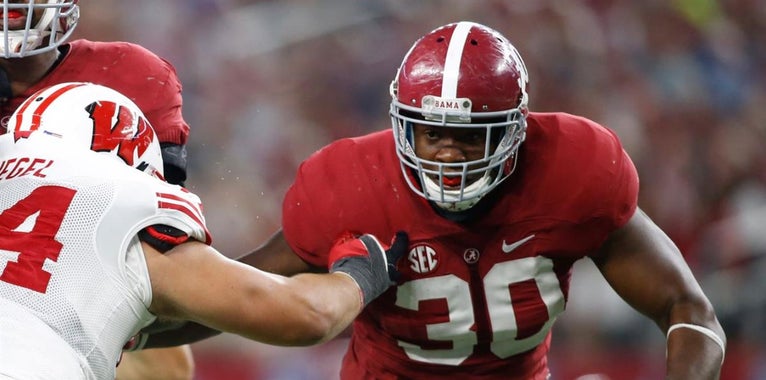 Denzel Devall, Alabama, Outside Linebacker