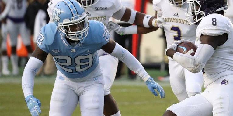 Simeon Gatling, North Carolina, Cornerback