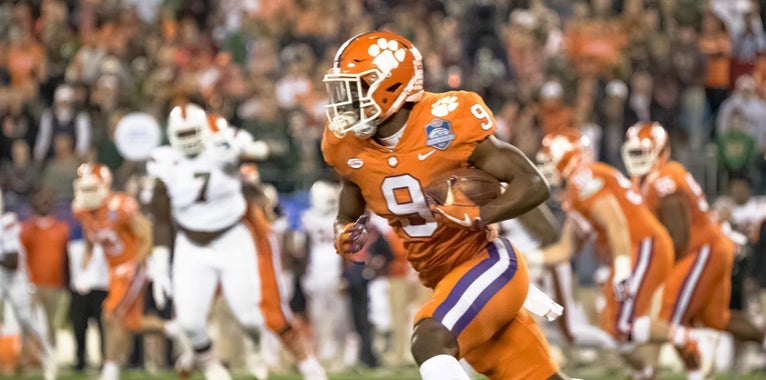 Travis Etienne, Clemson, Running Back