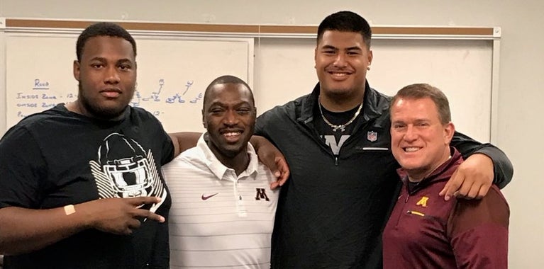 Daniel Faalele, Minnesota, Offensive Tackle Daniel Faalele, Minnesota, Offensive Tackle