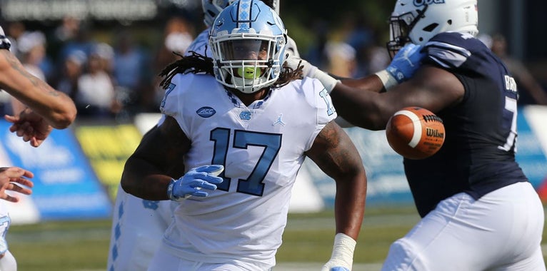 Dajaun Drennon, North Carolina, Weak-Side Defensive End