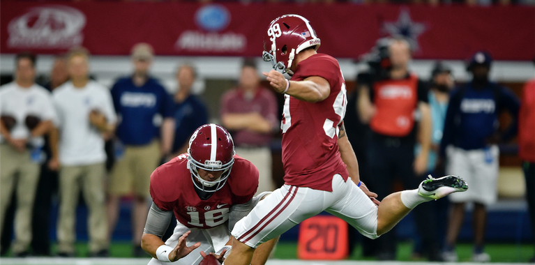 Adam Griffith, Alabama, Kicker