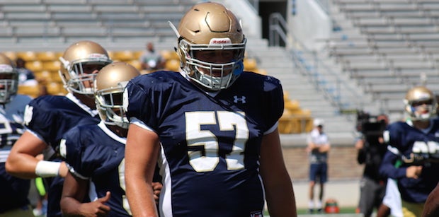 Trevor Ruhland, Notre Dame, Center (FB)