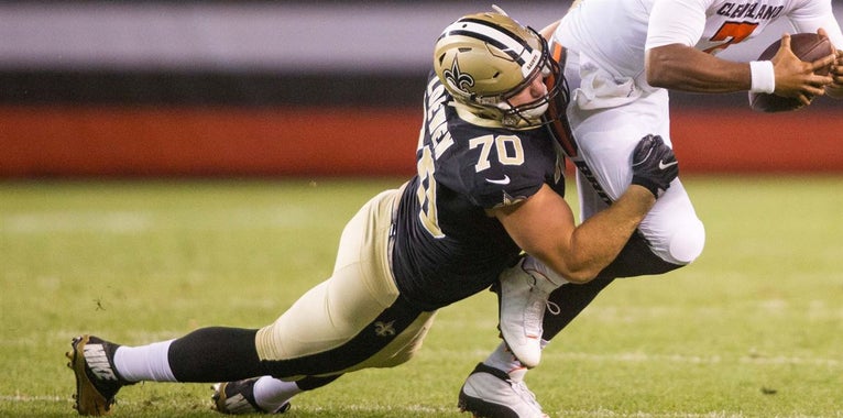 Mitchell Loewen, New Orleans, Weak-Side Defensive End