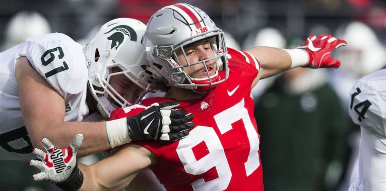 Nick Bosa, Ohio State, Weak-Side Defensive End