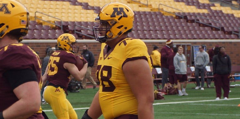 Daniel Faalele, Minnesota, Offensive Tackle Daniel Faalele, Minnesota, Offensive Tackle