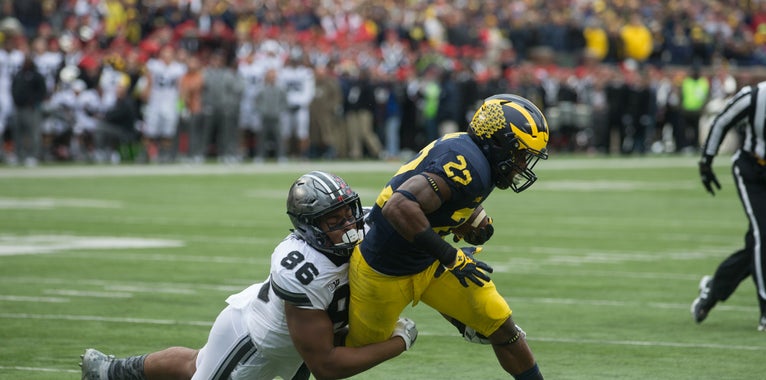 Karan Higdon, Michigan, Running Back